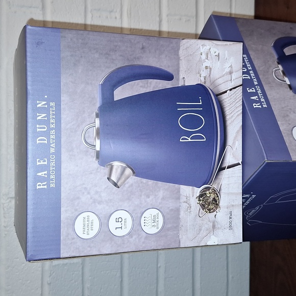 Rae Dunn | Kitchen | Sale Rae Dunn Boil Electric Water Kettle In Navy ...